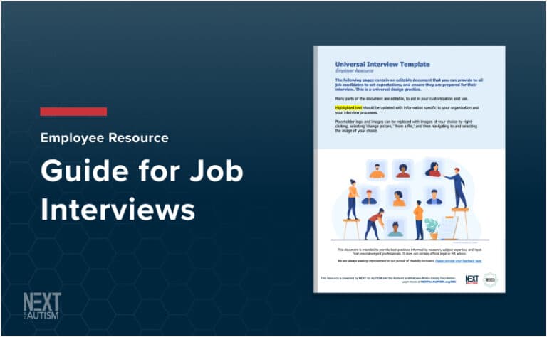 Guide for Job Interviews - NEXT For AUTISM