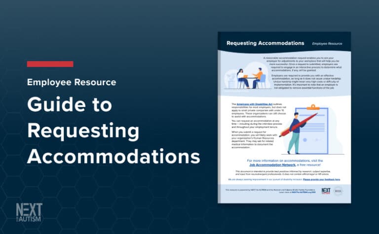 Guide to Requesting Accommodations - NEXT For AUTISM